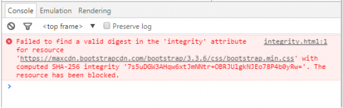 Subresource Integrity Html Attribute Compass Security Blog