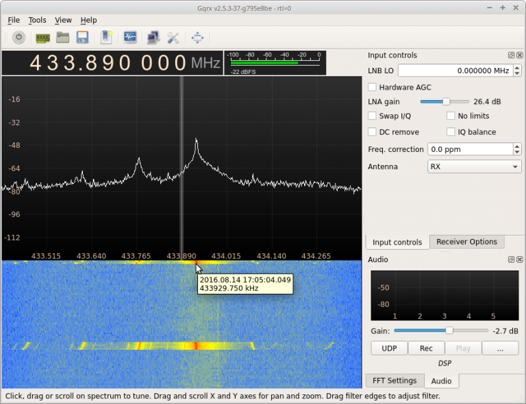 Software Defined Radio (SDR) and Decoding On-off Keying (OOK) – Compass Security Blog