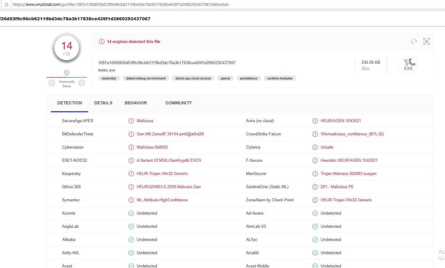 Evading Static Machine Learning Malware Detection Models – Part 1: The ...