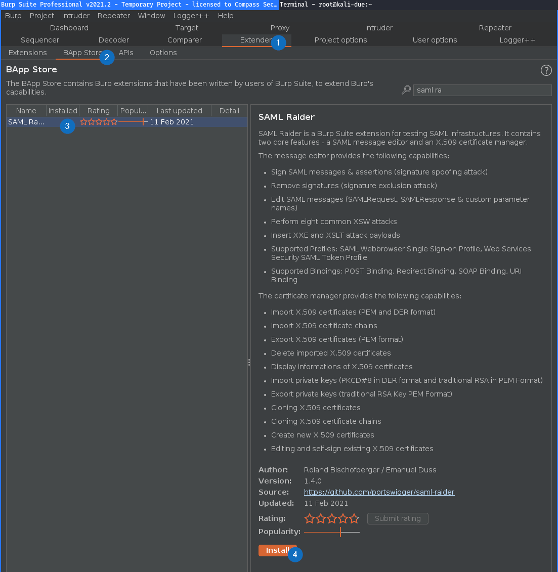 SAML Raider Release 1.4.0 – Compass Security Blog