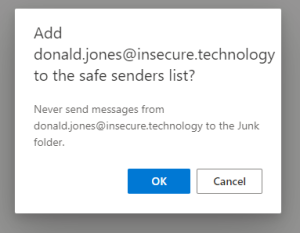 Email spoofing in Office 365 – Compass Security Blog